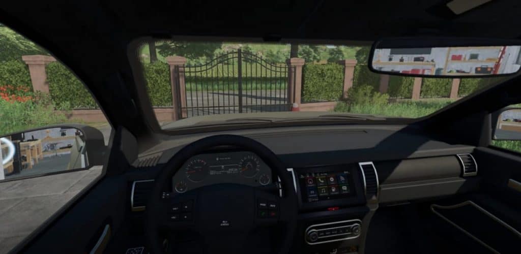 Brick Fence With Sliding Gates v1.0 - FS22 Mod Download