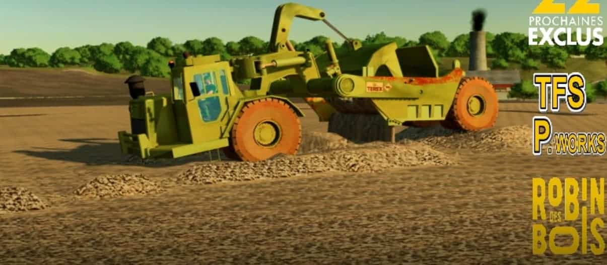 TEREX IBH TS 24B v1.0 - FS22 Mod Download