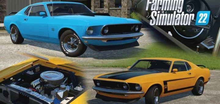 Ford Mustang Mods - Farming Simulator 19 Mods | FS19 Mods