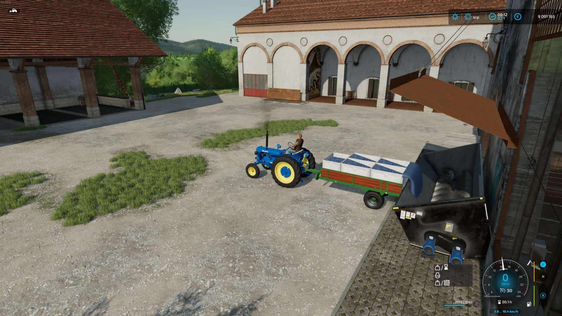 VineHandHarvestTrailer v1.0 - FS22 Mod Download