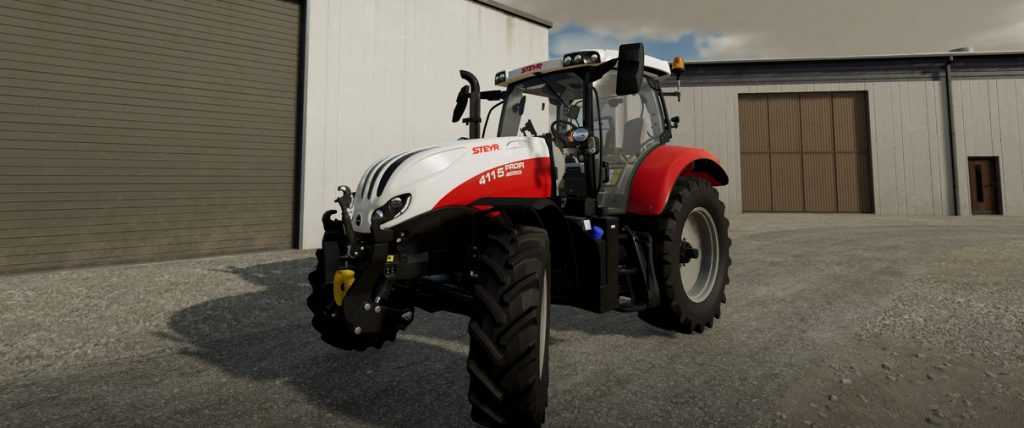 STEYR PROFI CVT 4115 V6 - FS22 Mod Download