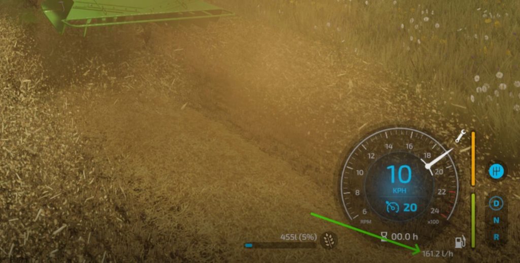 Fuel Usage HUD v1.0.0.1 - FS22 Mod Download