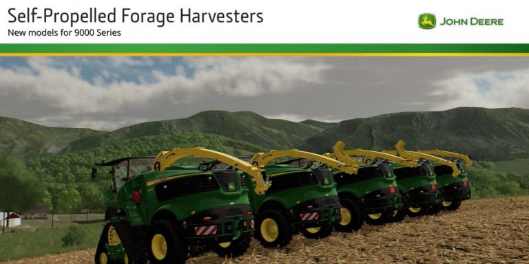 John Deere 9000 Series Self-Propelled Forage Harvesters v1.0 - FS22 Mod ...