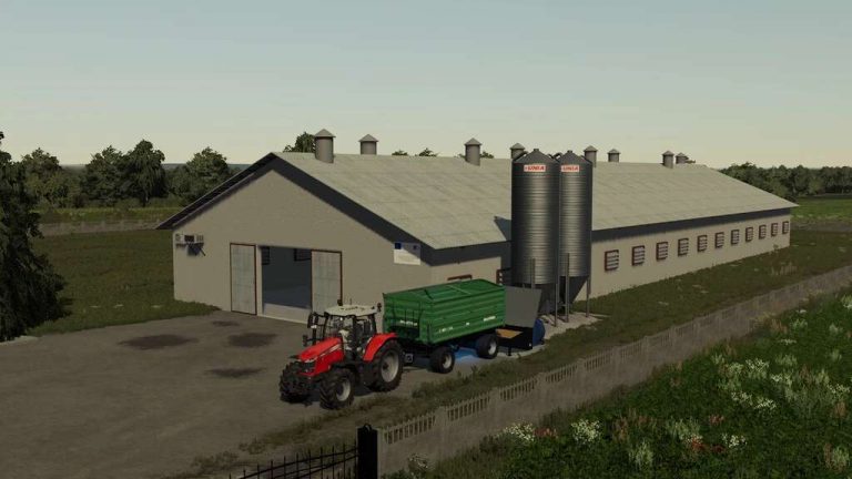 Big Chicken Barn v1.1 - FS22 Mod Download