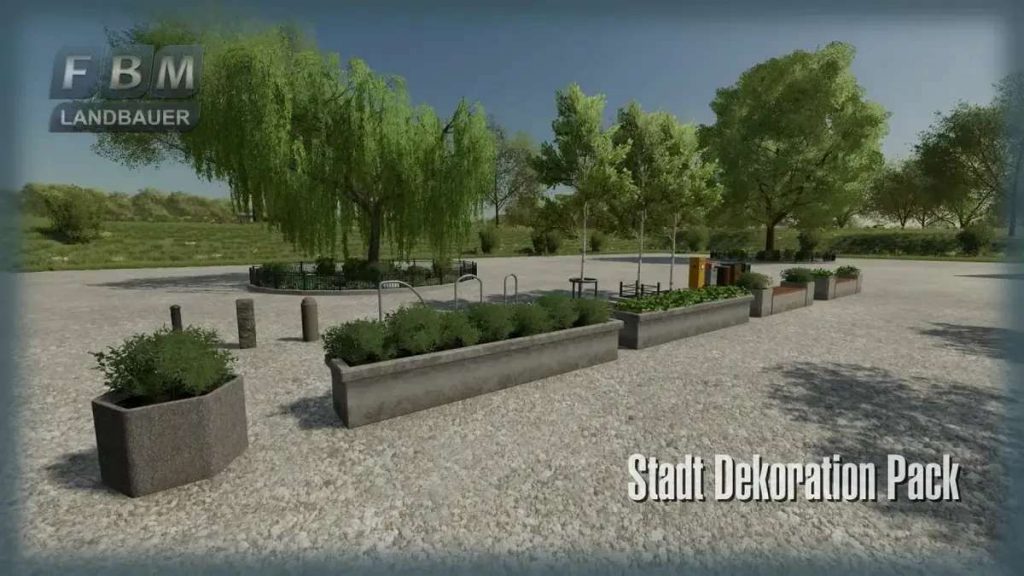 City Deco Pack v1.0 - FS22 Mod Download
