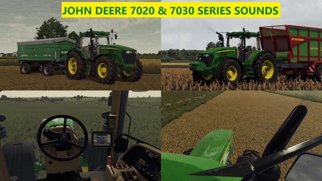 John Deere 70X0 Series Sound v1.0 - FS22 Mod Download