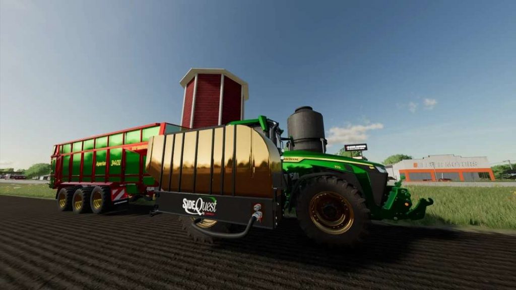John Deere 8R SideQuest v1.0 - FS22 Mod Download