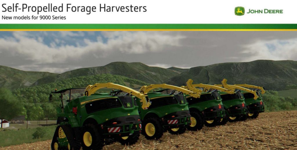 John Deere 9000 Series Self-Propelled Forage Harvesters v1.0.0.1 - FS22 ...
