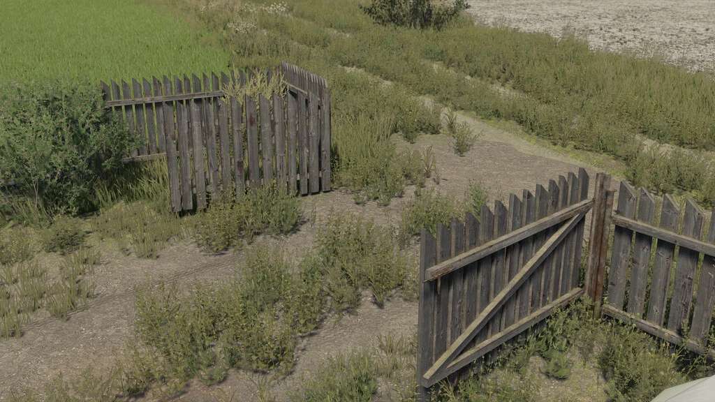 Old Fence And Gate v1.0 - FS22 Mod Download