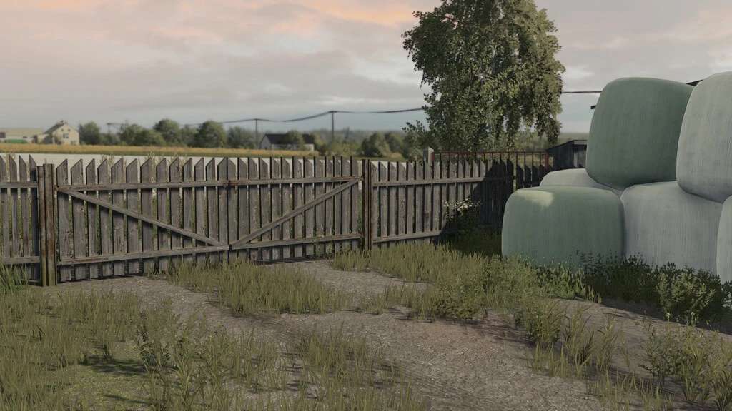 Old Fence And Gate v1.0 - FS22 Mod Download
