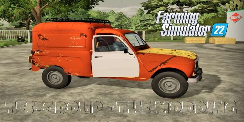 RENAULT 4 F4 OLD v1.0 - FS22 Mod Download