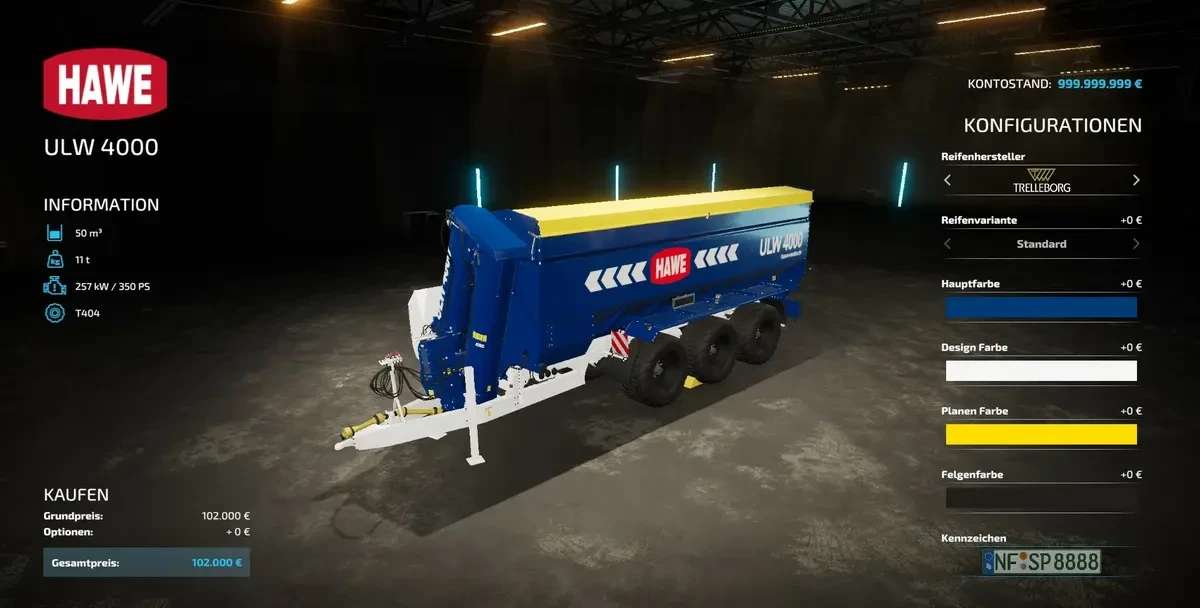 Hawe ULW4000 v1.0 - FS22 Mod Download