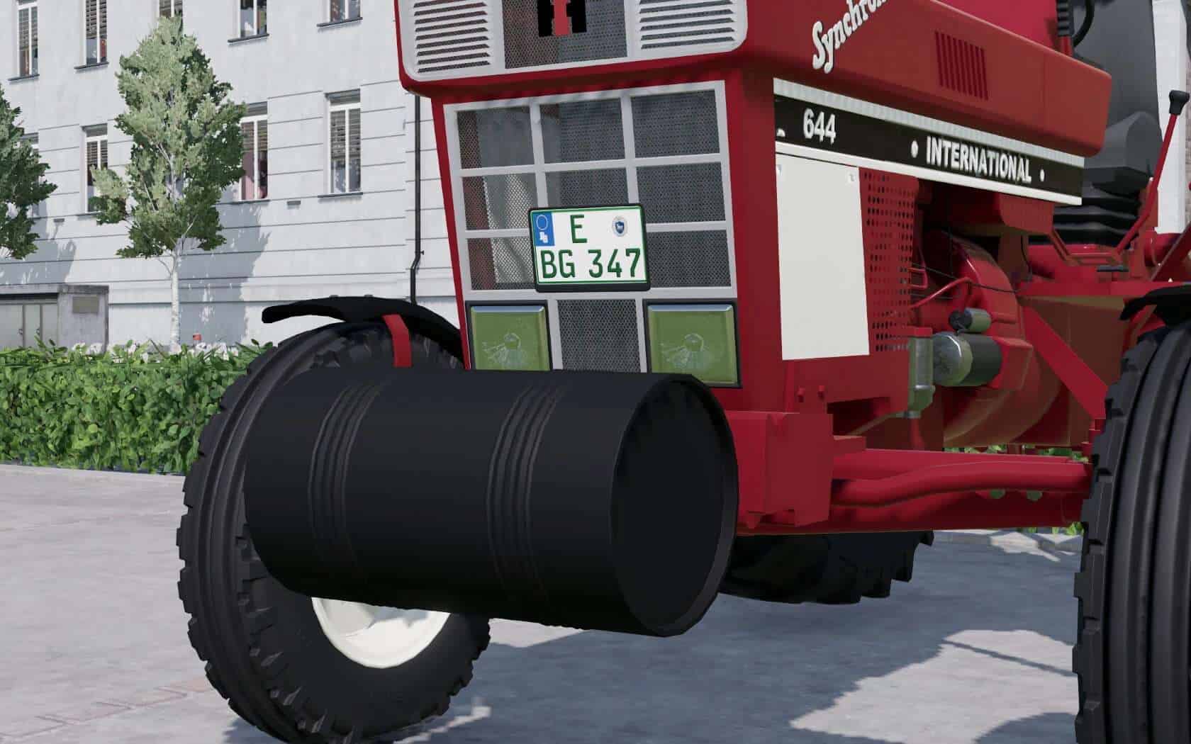 Barrel Weight 650KG v1.0 - FS22 Mod Download
