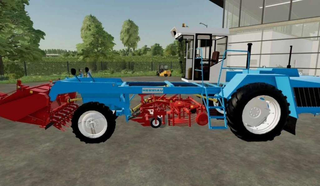 Herriau AM6 and weeder v1.0 - FS22 Mod Download