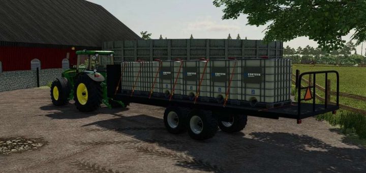 Grape Trailer single axle v1.0 - FS22 Mod Download