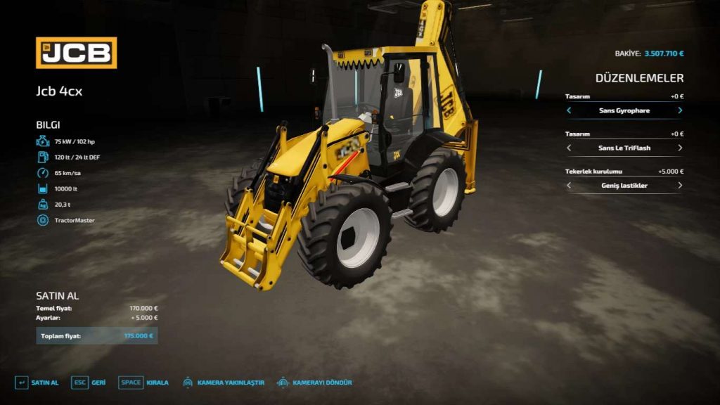 JCB PACK v1.0.0.2 - FS22 Mod Download