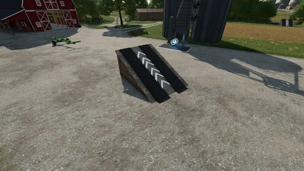 Wood Jump Ramp v1.0 - FS22 Mod Download