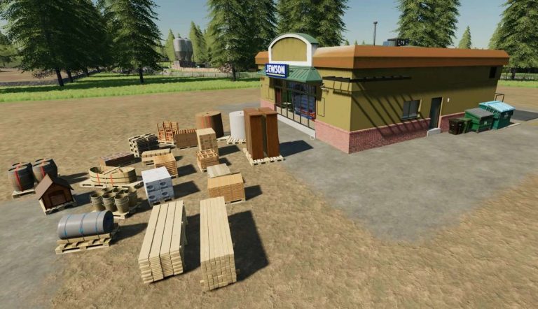 HARDWARE Market Sell Point v1.0 - FS22 Mod Download