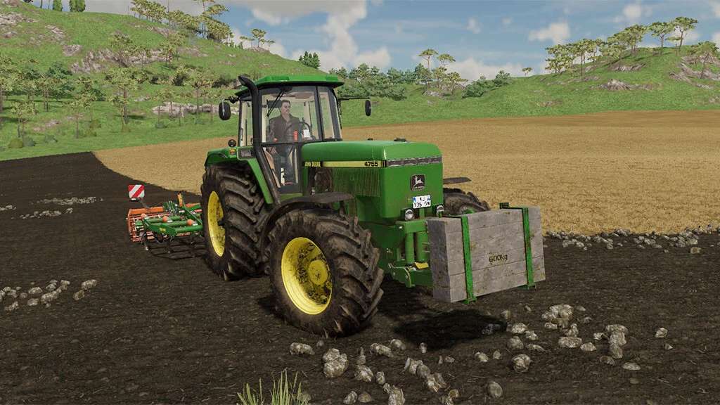 Old Rusty Stone Weight v1.0 - FS22 Mod Download