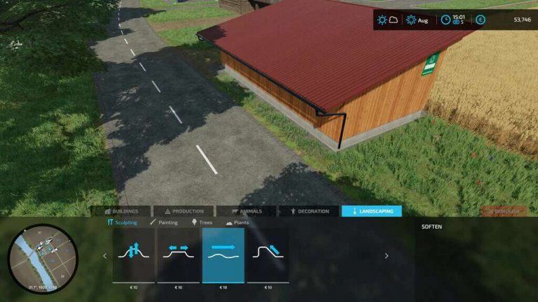 Paint And Terraform Anywhere v1.1 - FS22 Mod Download
