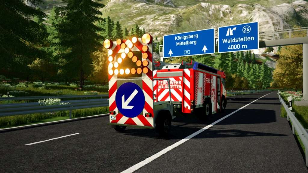 Traffic Safety Trailer v1.1 - FS22 Mod Download