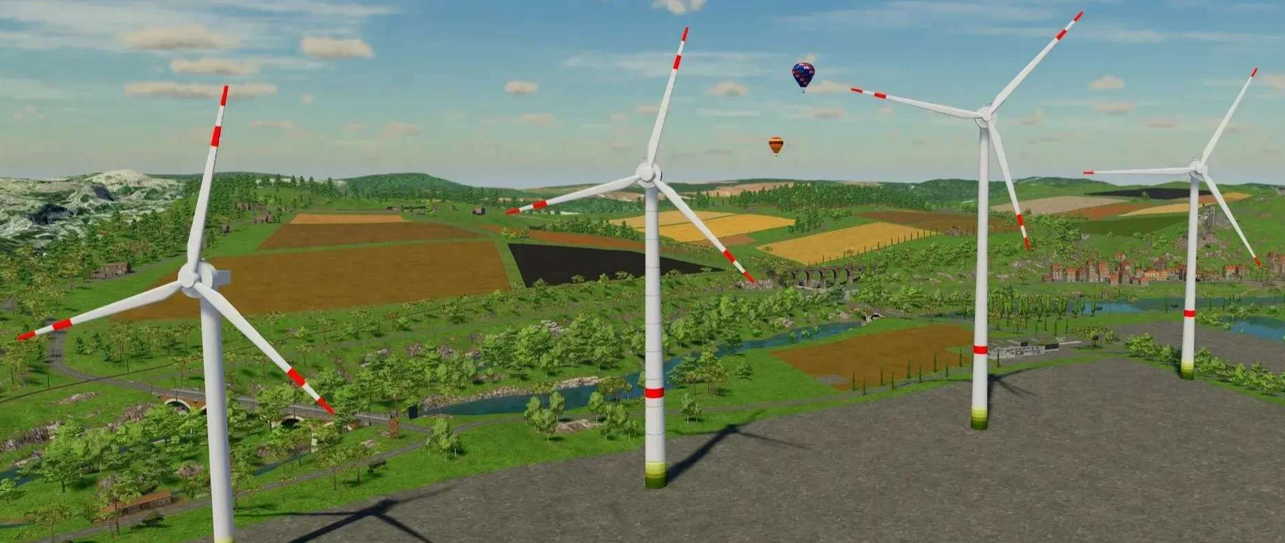 Enercon EP3 Windturbines v1.4 - FS22 Mod Download