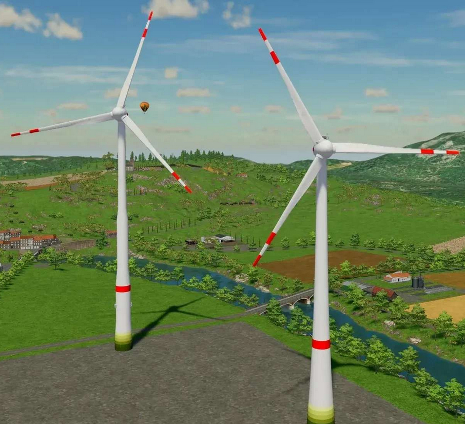 Enercon EP4 Windturbines v1.4 - FS22 Mod Download