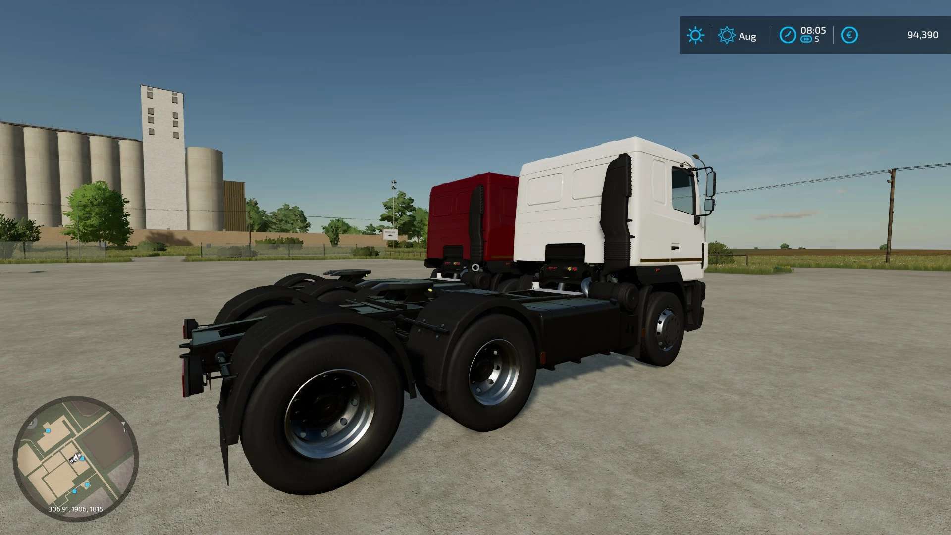 MAZ 6430Е8/5440С5 v1.0 - FS22 Mod Download