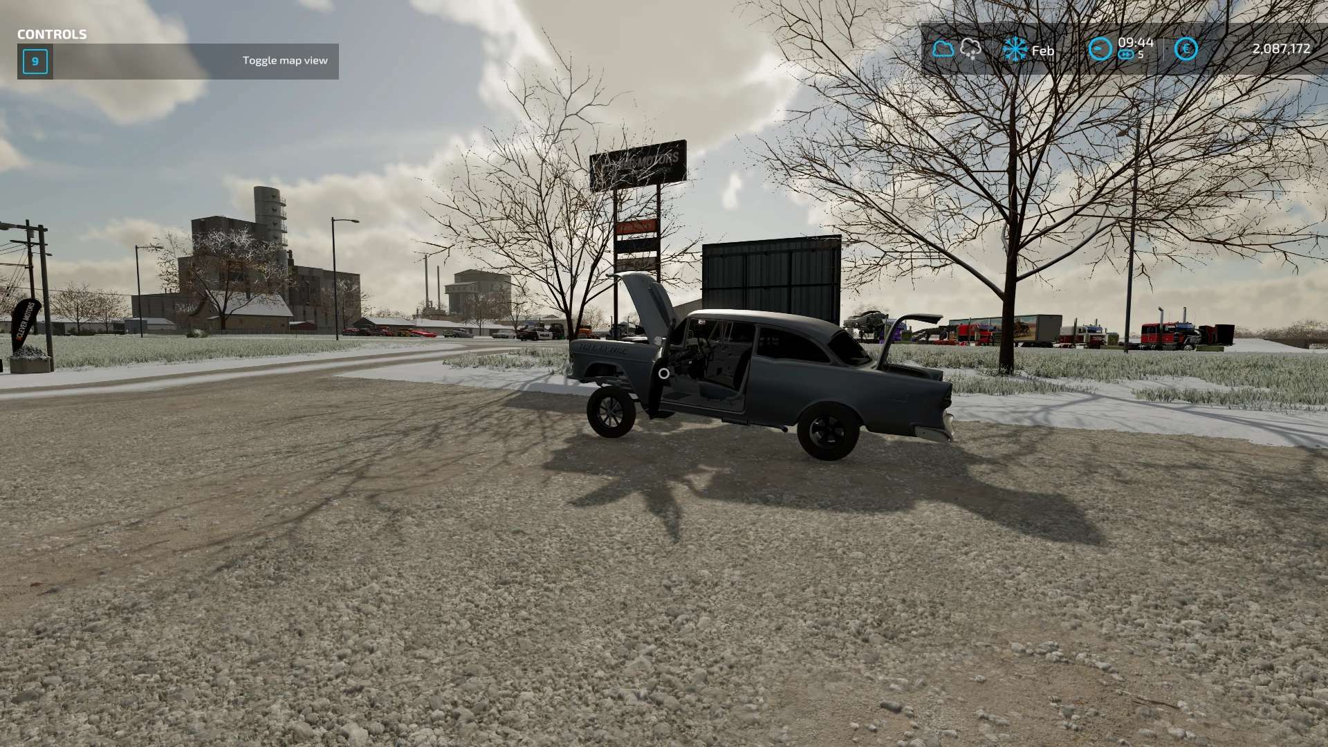 55 Chevy Old Race car v1.0 - FS22 Mod Download