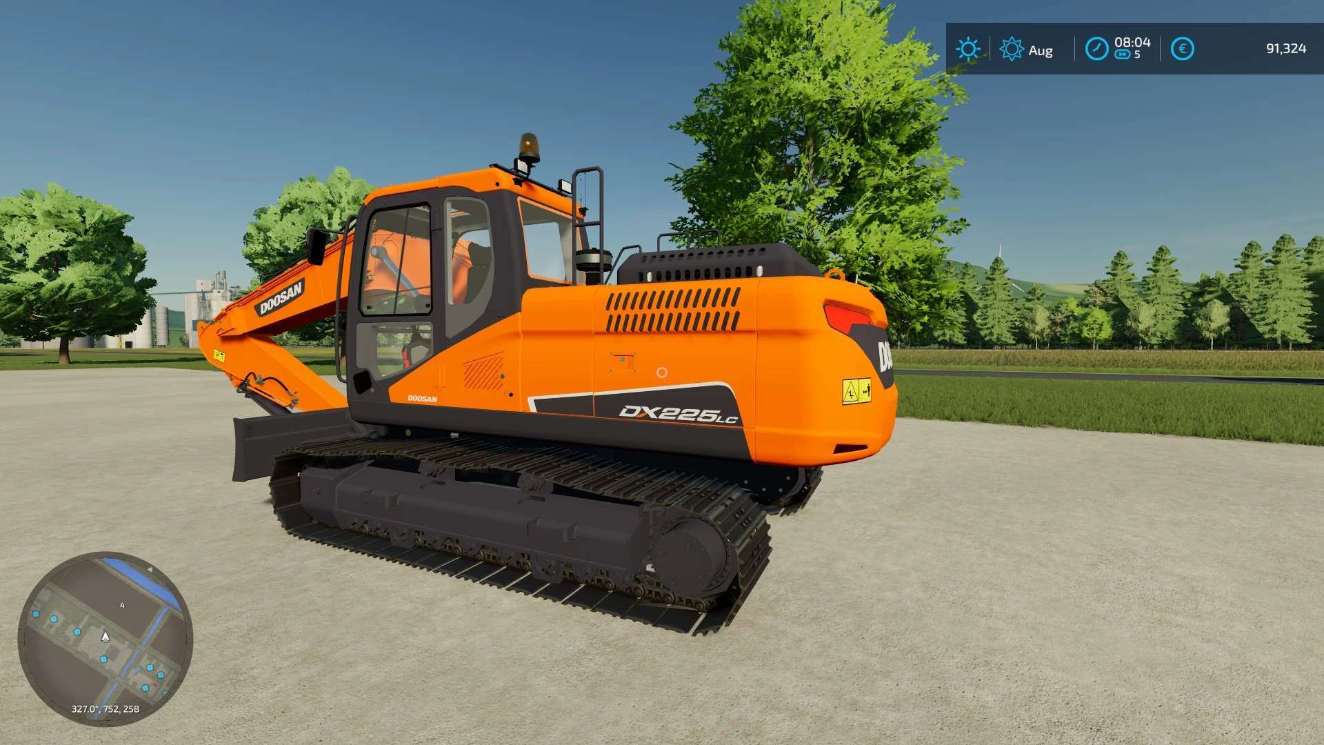 Doosan DX225 v1.0 - FS22 Mod Download