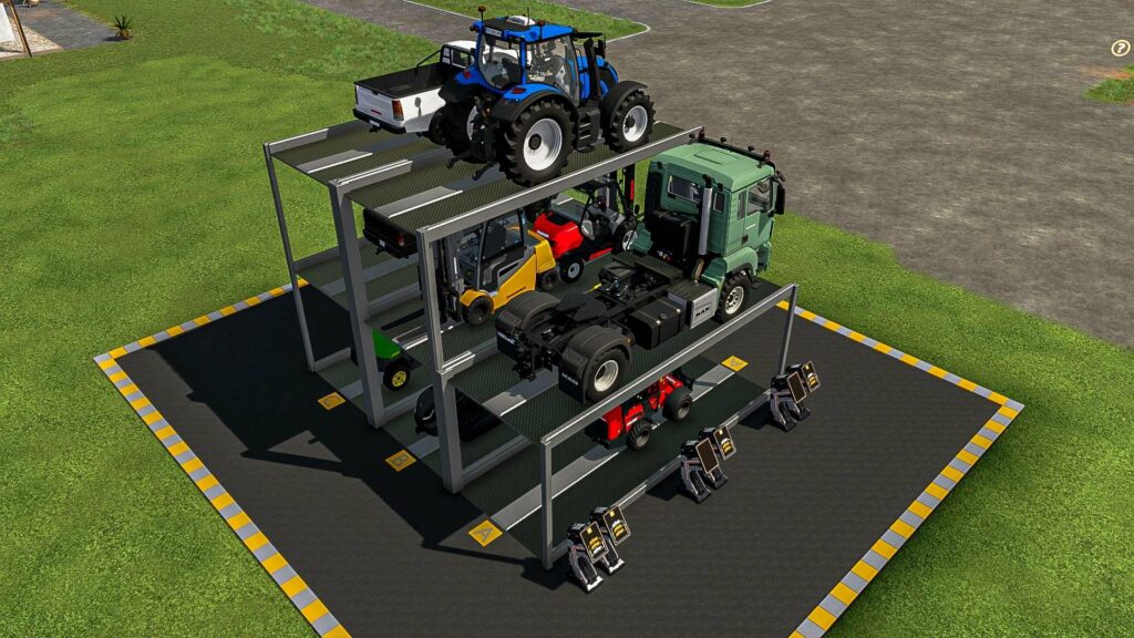Pit Mechanical Parking V1.0 - FS22 Mod Download