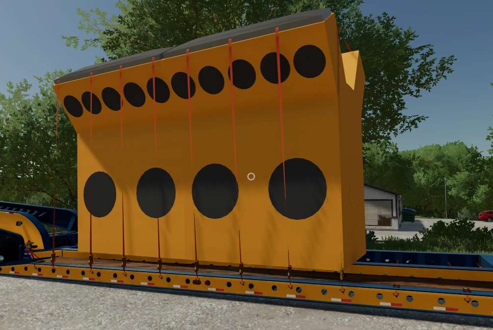 SHIP ENGINE HEAVY HAUL LOAD V1.0 - FS22 Mod Download