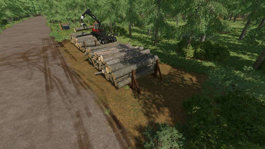 Wood Storages v1.0 - FS22 Mod Download