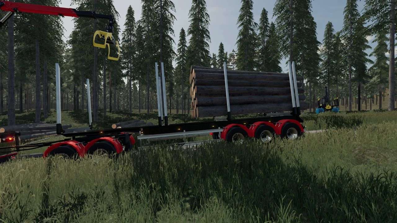 Fliegl Log Trailer v1.0 - FS22 Mod Download
