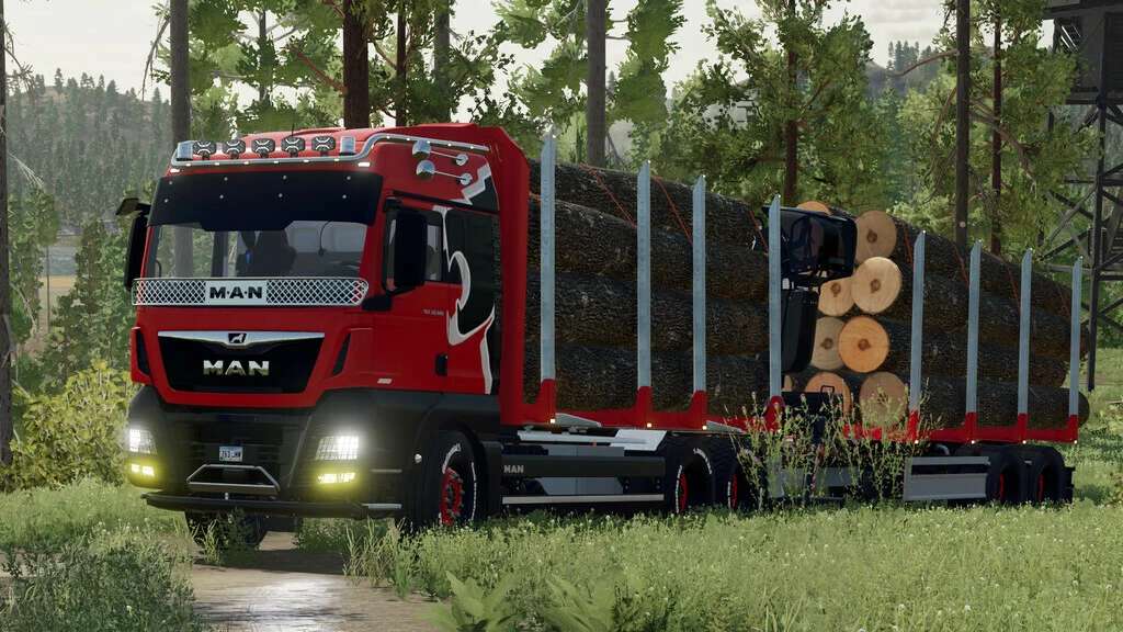 MAN TGX Forest Special v2.0.1 - FS22 Mod Download