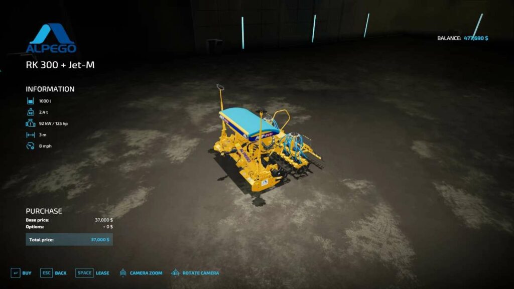 Alpego Jet-M v1.0 - FS22 Mod Download