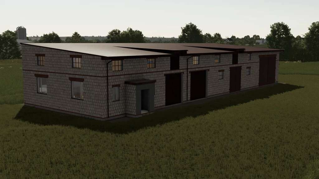 Barn With Cowshed v1.0 - FS22 Mod Download