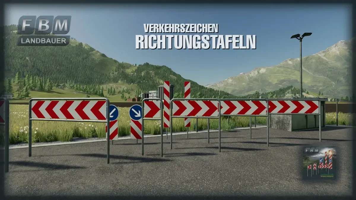 Direction Signs v1.0 - FS22 Mod Download
