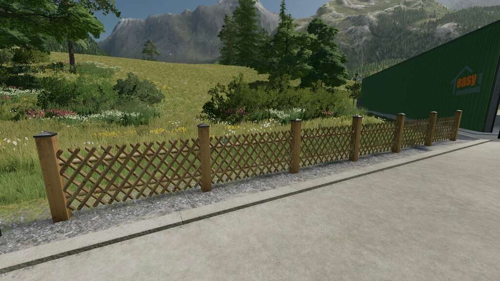 European Fence Pack v1.1 - FS22 Mod Download