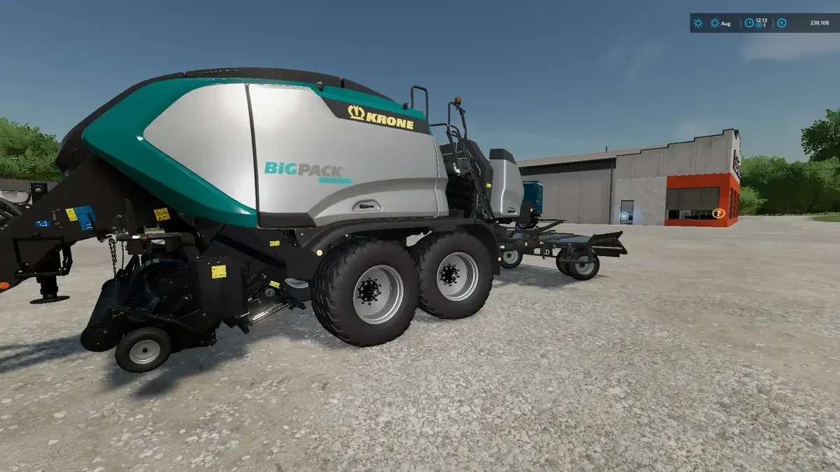 Krone Big Pack 1290 HPDVC v1.0 - FS22 Mod Download