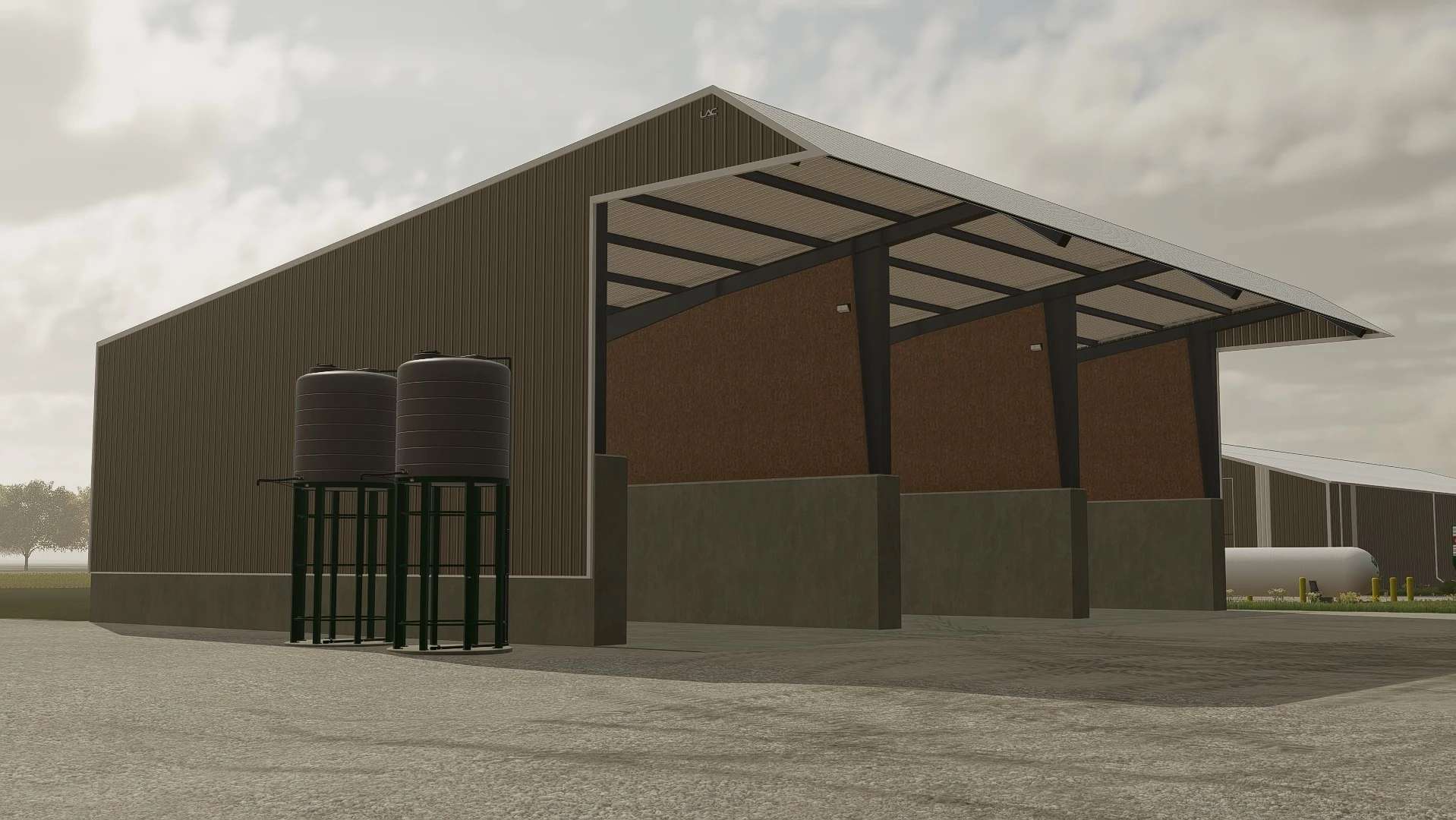 LAC BTO Commodity Sheds Pack v1.0 - FS22 Mod Download