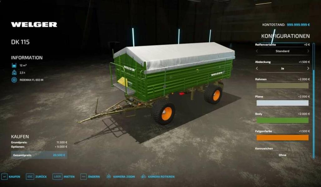 Welger DK115 v1.0 - FS22 Mod Download