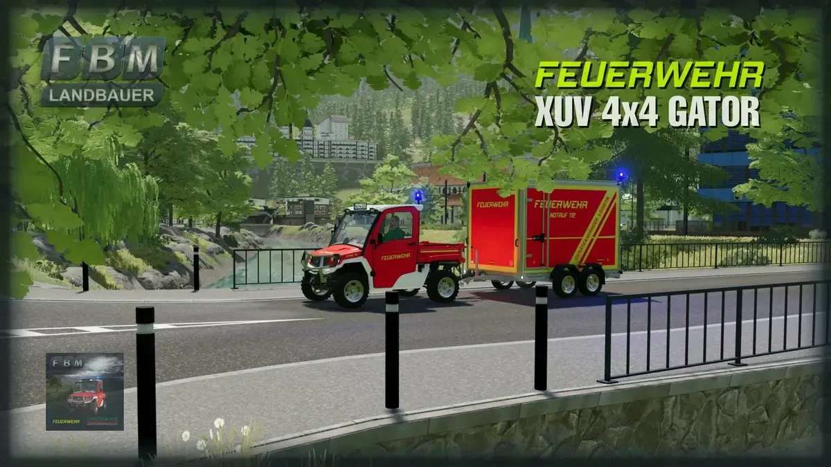 Feuerwehr XUV 4×4 v1.0 - FS22 Mod Download
