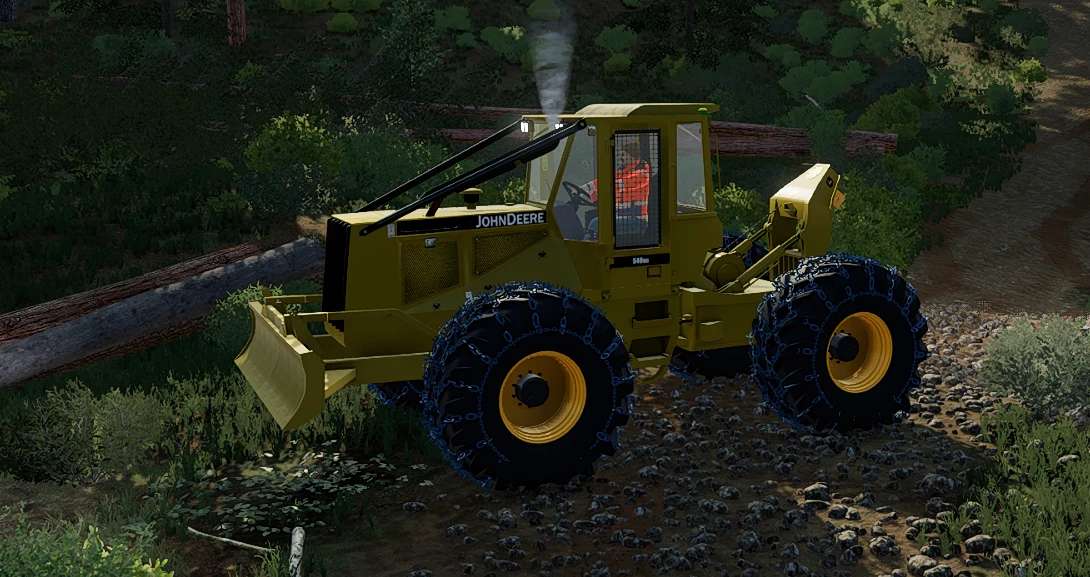 John Deere 540gIII Cable Skidder (Yellow 90’s Style) v1.0 - FS22 Mod ...