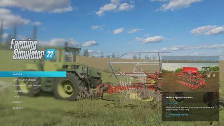 New Menu (Jankus) v1.0 - FS22 Mod Download