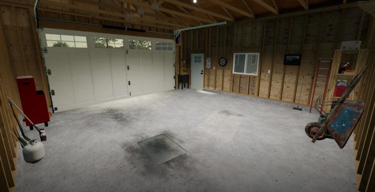 American Two Car Garage v1.0 - FS22 Mod Download