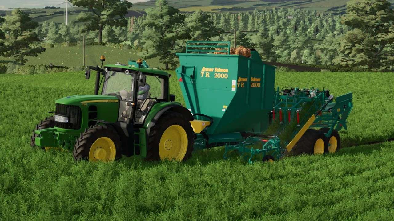 Armer Salmon TR 2000 Vegetable Harvester v1.0 - FS22 Mod Download