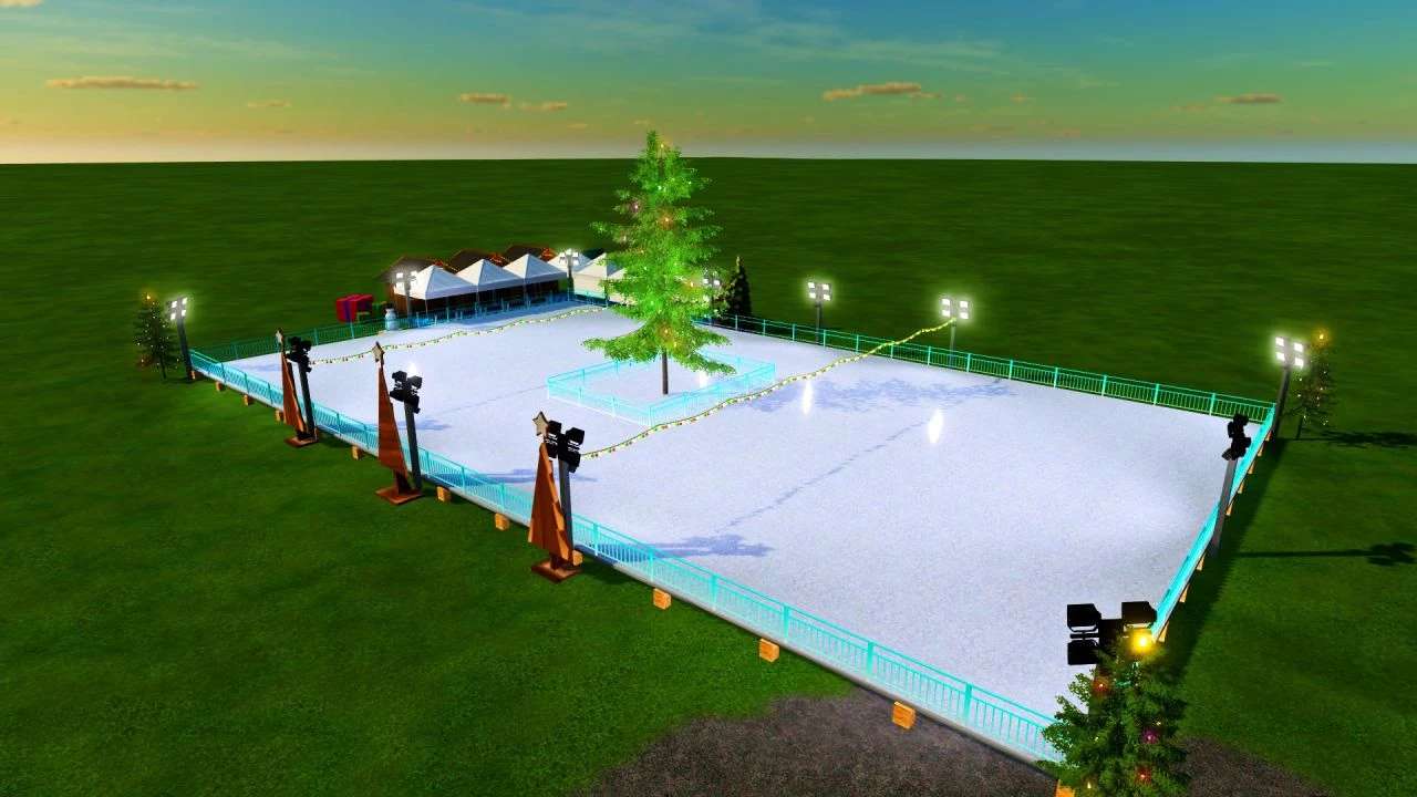 Ice skating rink v1.0.0.1 - FS22 Mod Download