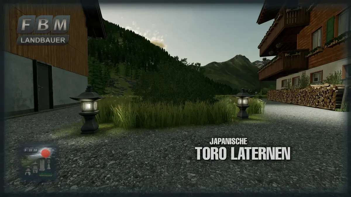Japanese Toro Lanterns v1.0 - FS22 Mod Download