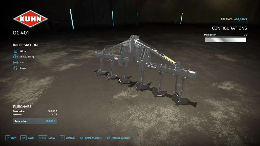 Kuhn DC401 v1.2 - FS22 Mod Download